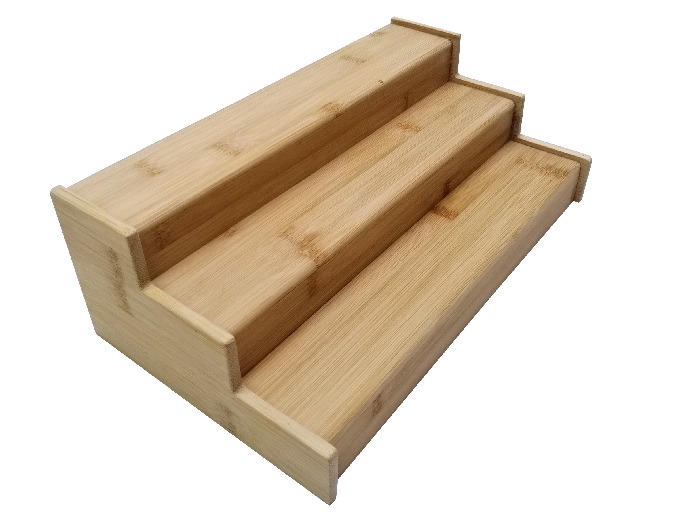 Bamboo spice rack expandable